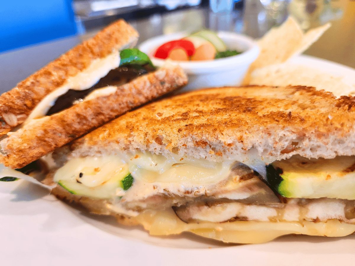 Grilled Eggplant & Zucchini - Half Day Cafe