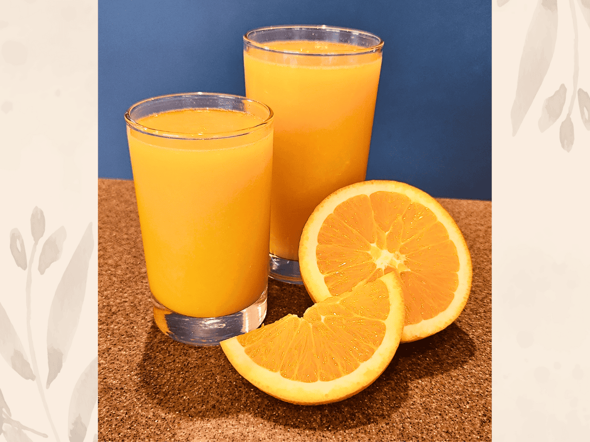 Fresh-Squeezed Orange Juice - Half Day Cafe